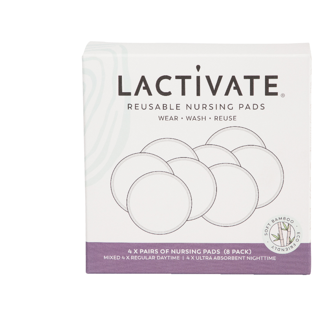 Lactivate® Reusable Mixed White Nursing Pads- 8pk – Baby Care Nursery