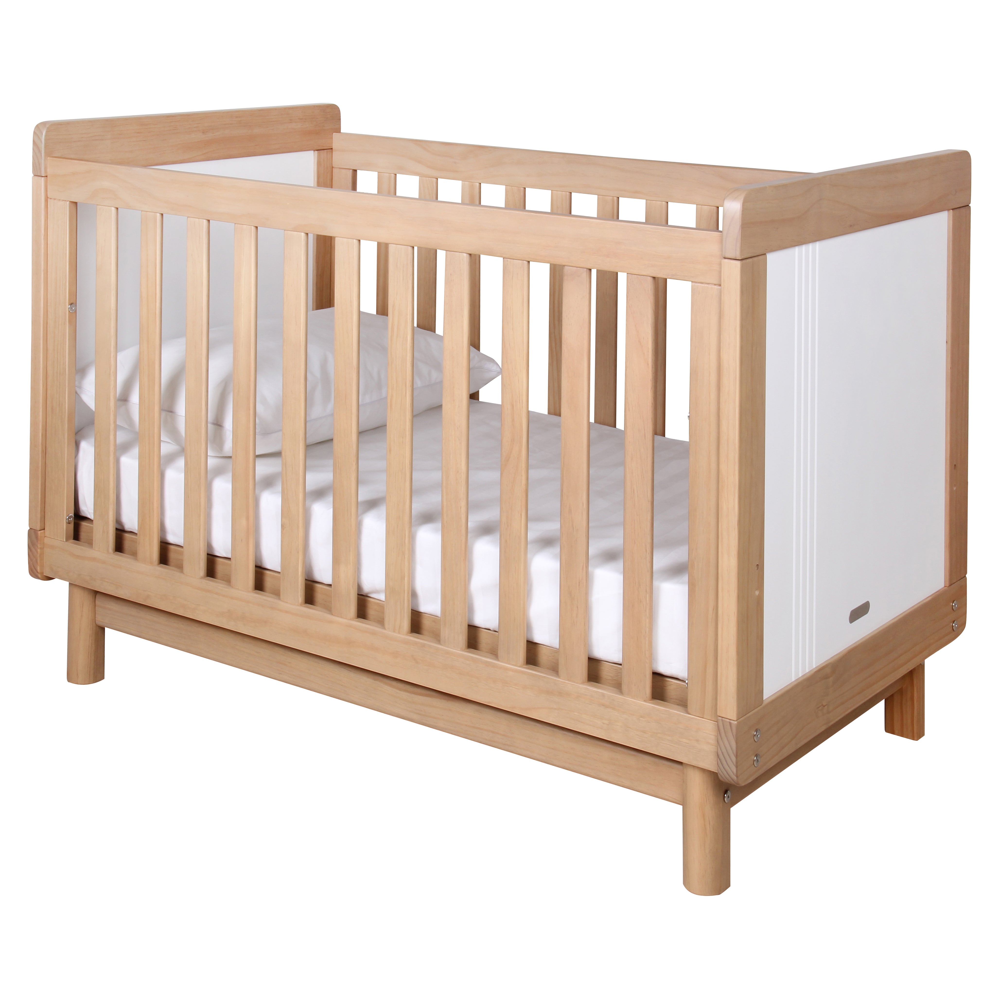 Grotime Scandi 4 in 1 Cot - Honey Elm/White (Available to Order) – Baby ...