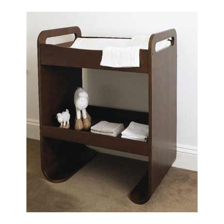 Natures Purest Change Table & Mattress Pad - Walnut – Baby Care Nursery