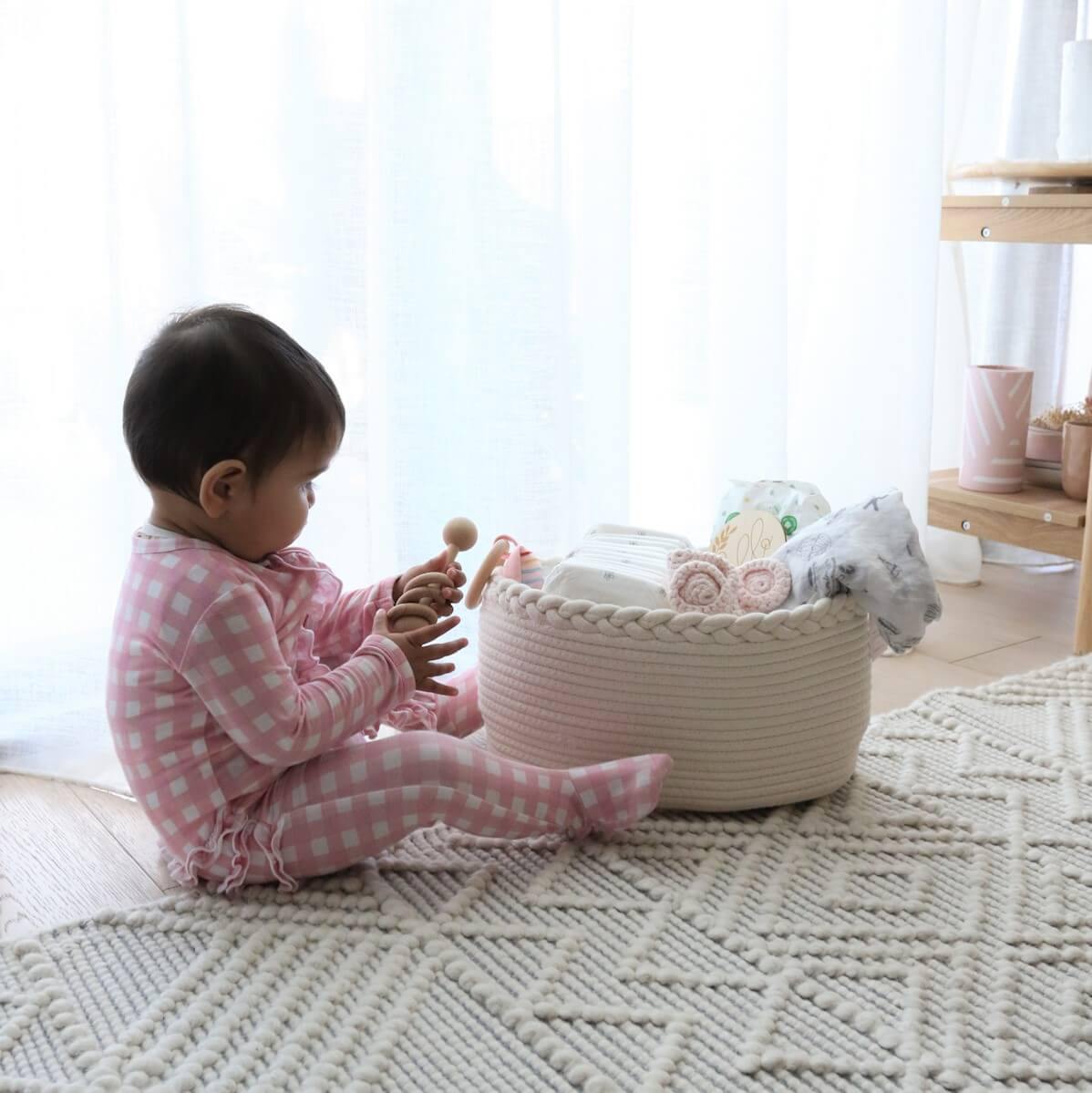Nappy Basket – Baby Care Nursery